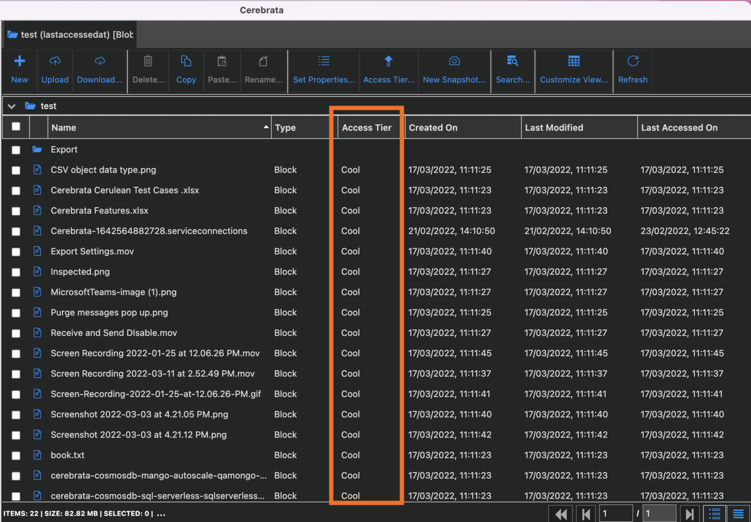 Change Storage Blob access tier in bulk in a few clicks