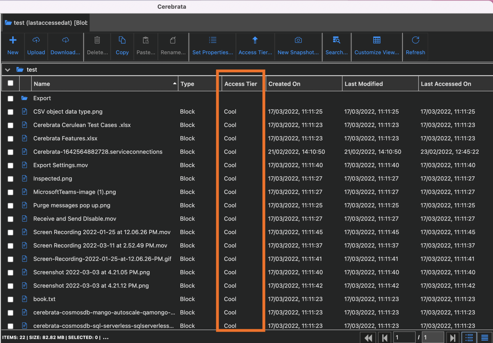 Change Storage Blob access tier in bulk in a few clicks